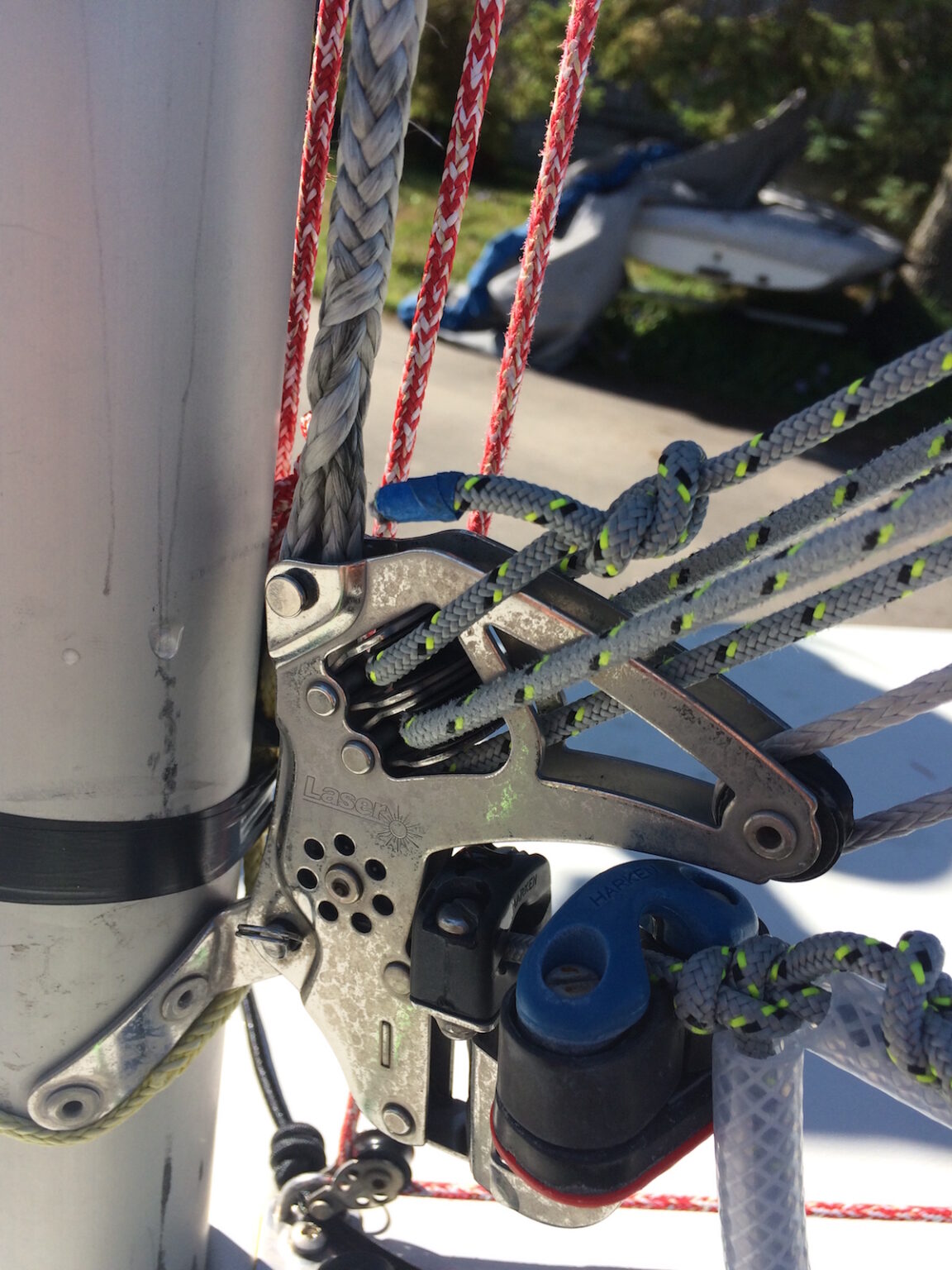 Cunningham System for the MKII Sail - International Sailing Academy