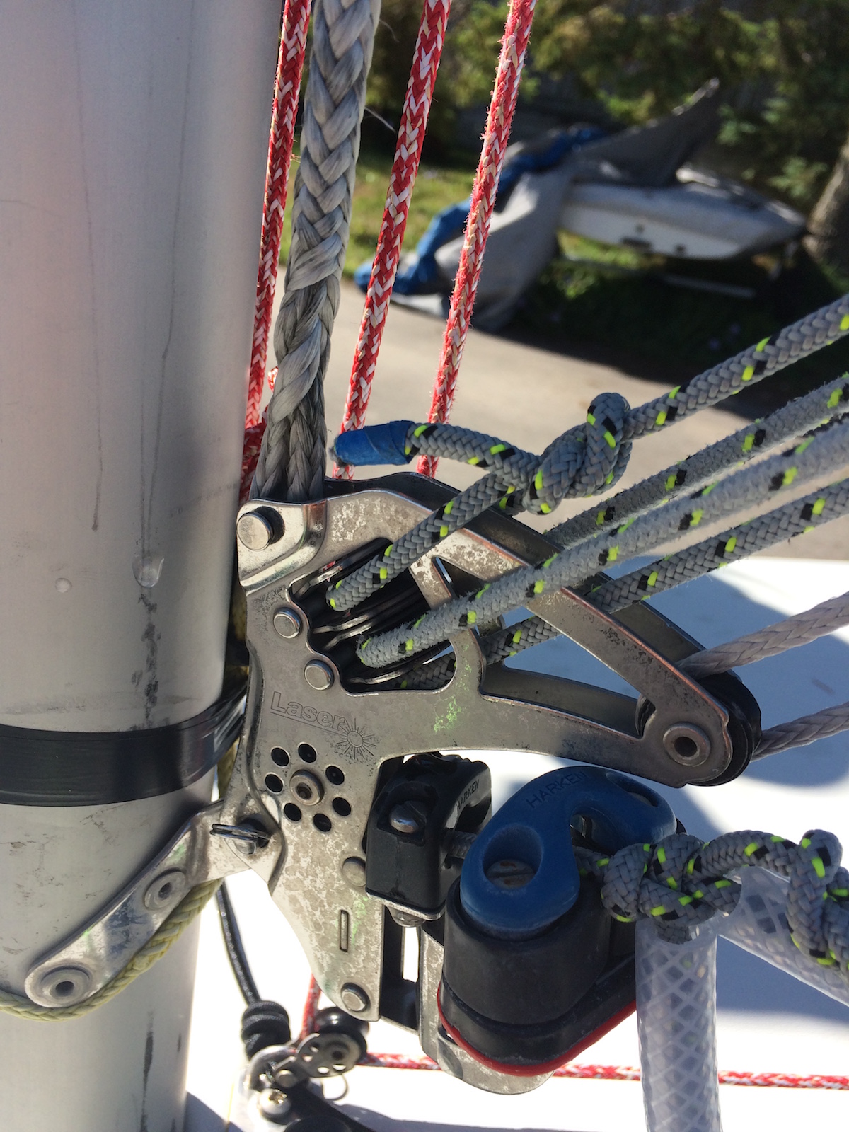 Cunningham System for the MKII Sail - International Sailing Academy